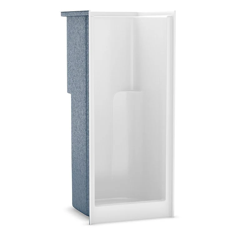 Shower Module 32 x 32 x 72 Inch AcrylX White 1 Pieces 3-3/8 Inch Center ...