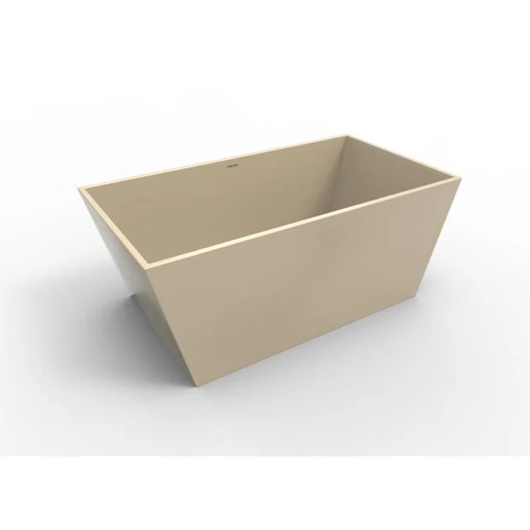 Air Tub Metro Collection Bellevue Freestanding Almond Rectangle ...